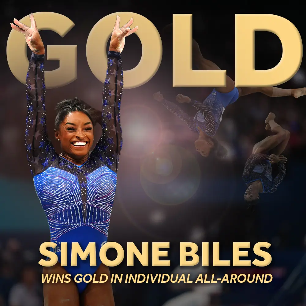 Simone Biles Captivates with Flawless Final Routine, Clinches Another ...
